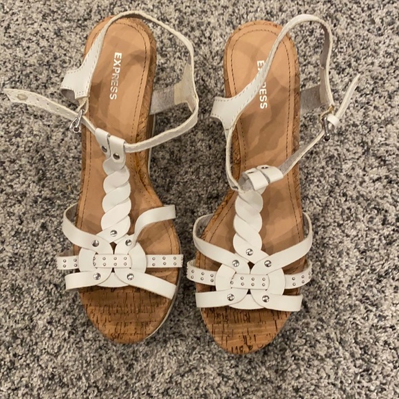 Express | Shoes | Express Wedge Sandal | Poshmark